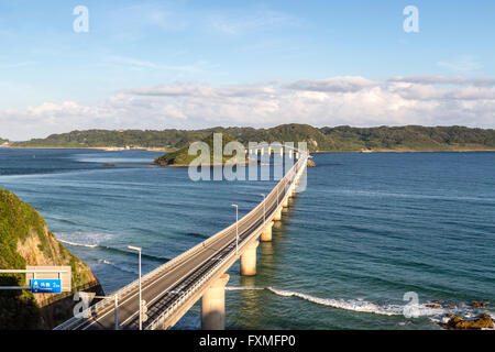 Shimonoseki, Yamaguchi Prefecture, Japan at Tsunoshima Bridge over the ...