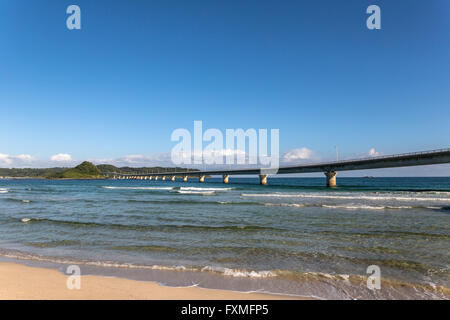 Shimonoseki, Yamaguchi Prefecture, Japan at Tsunoshima Bridge over the ...