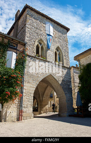 View of Monflanquin, France Stock Photo - Alamy
