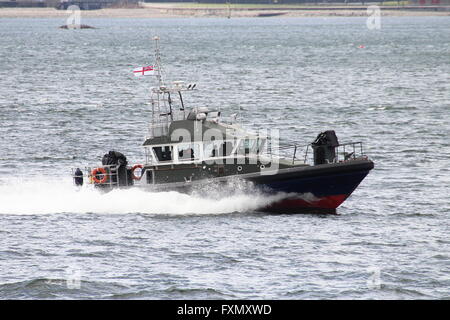 Rona, an Island-class launch of the Royal Marines (43 Commando Fleet ...