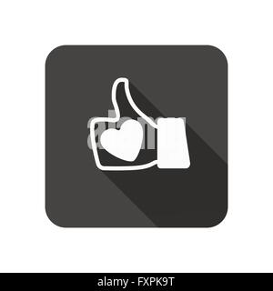 Pictograph of like Stock Vector Image & Art - Alamy