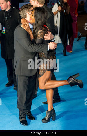 Stars attend the premiere of the biopic movie of British skiing ...