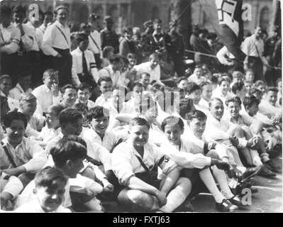 The Anschluss (Austrian Annexation) 1938, Hitler in the car on the ...