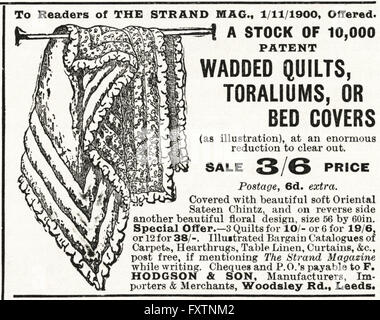 Original old vintage magazine advert from the late Victorian era dated ...