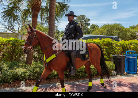 A mounted police officer on duty in Washington DC, USA Stock Photo ...