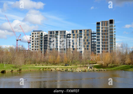 The Chobham Manor housing development on the Queen Elizabeth Olympic ...
