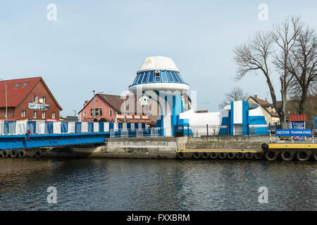 Retractable bridge, Darlowko, West Pomeranian Voivodeship, Poland ...