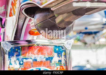 fun fair punch ball machine Stock Photo - Alamy
