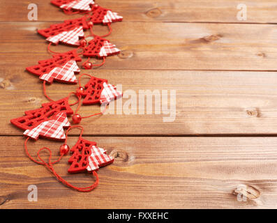 Christmas tree garland composition Stock Photo - Alamy