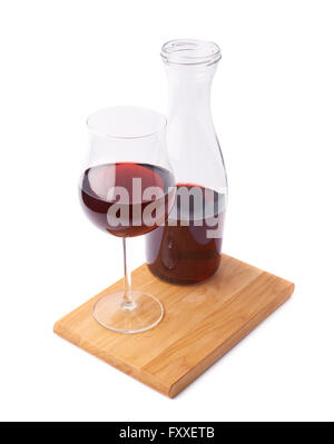 Composition of wine bottle and glass Stock Photo - Alamy