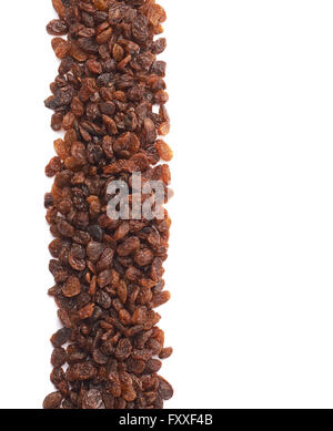 Copyspace raisins background composition Stock Photo - Alamy