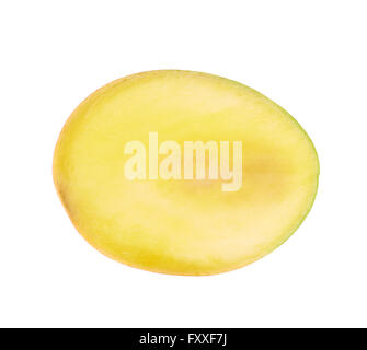 Cross-section of mango Stock Photo - Alamy