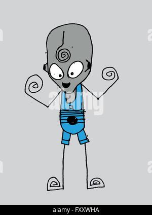 Cartoon cute monsters in Jaidee Family Style Stock Vector Image & Art ...