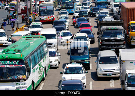 Traffic jam Manila Philippines Stock Photo - Alamy