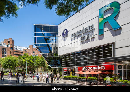 The exterior of the Recoleta Shopping Mall in Buenos Aires, Argentina ...