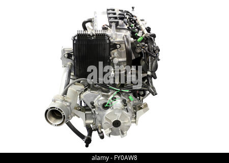 Front view of motor boat. Isolated over white background Stock Photo ...