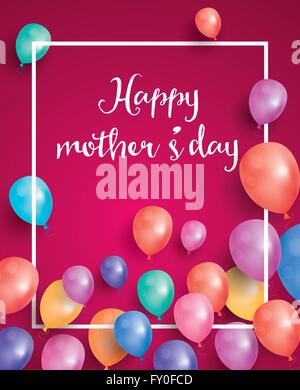 happy mothers day card Stock Vector Image & Art - Alamy