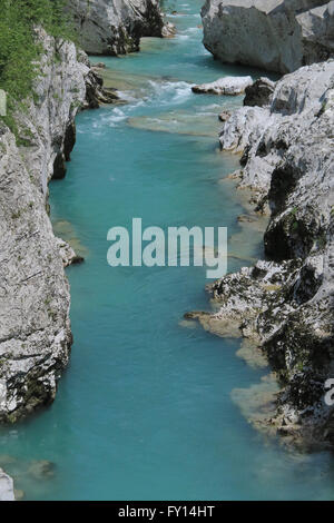 High angle view of river flowing Stock Photo - Alamy