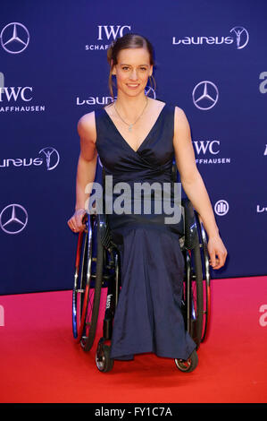 Anna Schaffelhuber attending the 17th Laureus World Sports Awards 2016 ...