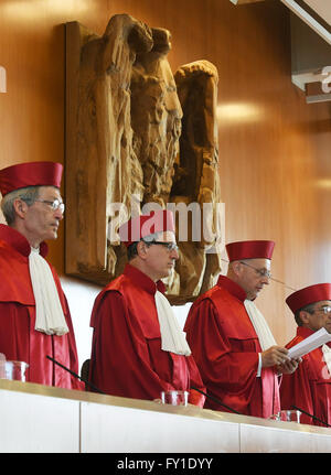 Judges of the First Senate of the German Constitutional Court, from ...