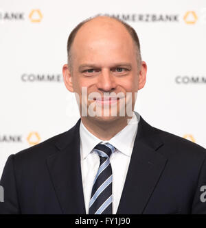 Marcus Chromik, future Chief Risk Officer of Commerzbank AG, poses ...