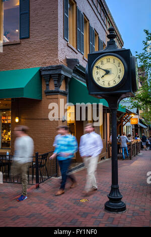 Downtown Athens, Georgia, USA night scene Stock Photo - Alamy