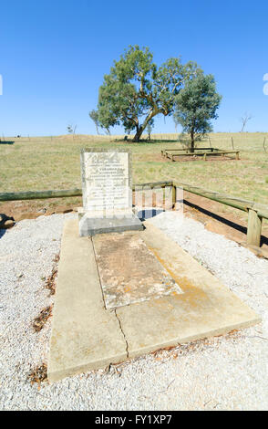Aboriginal Guide Yuranigh's grave, near Molon, New South Wales ...