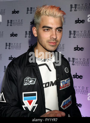 Joe Jonas takes over the DJ Booth at Hyde Bellagio Featuring: Joe Jonas ...