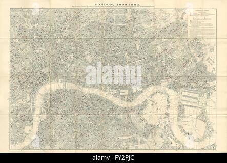 S LONDON: Charles Booth poverty map: Bermondsey Lambeth Rotherhithe ...