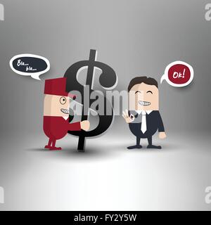 Bribery and corruption artwork concept Stock Vector Image & Art - Alamy