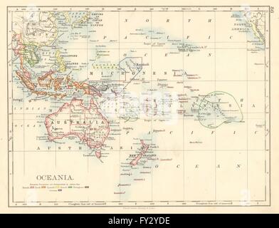 COLONIAL OCEANIA PACIFIC.British Dutch Spanish French German Port ...