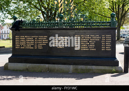 Crimean War memorial, The Promenade, Cheltenham, Gloucestershire ...