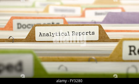File Folder Labeled as Reports Stock Photo - Alamy