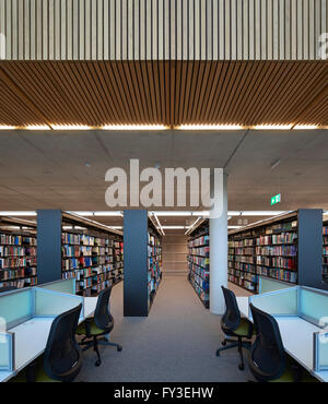 Albert Sloman Library interior view on top floor. Albert Sloman Library ...