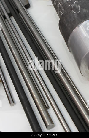 metal rods of different diameters, metallurgy Stock Photo - Alamy