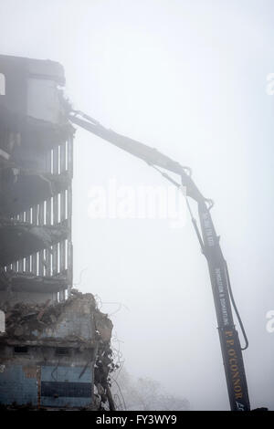 ICI Offices Demolition, Billingham, Teesside, England Stock Photo - Alamy
