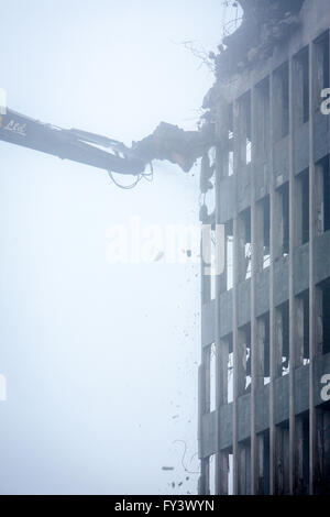 ICI Offices Demolition, Billingham, Teesside, England Stock Photo - Alamy
