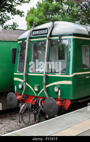 55012 BR Class 122 at Stanhope Station, Stanhope, Weardale, England ...