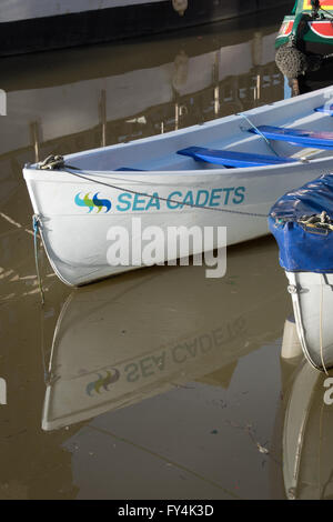 Sea Cadets dinghies in Gloucester Docks Stock Photo - Alamy