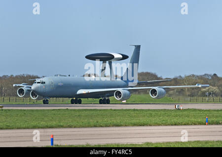 A Sentry AEW Mk 1 AWACS aircraft at RAF Waddington, Lincolnshire ...