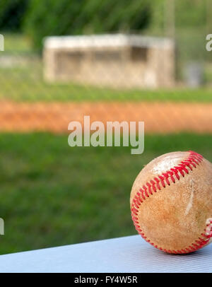 Baseball views with a dugout in the background April 2016 Stock Photo ...