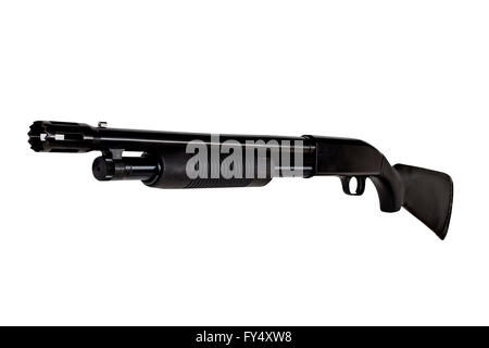 Shotgun Police Pump Action Made in USA with American Flag concept ...