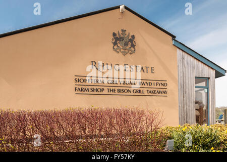 Rhug Estate organic cafe and farm shop in Corwen North Wales the estate ...