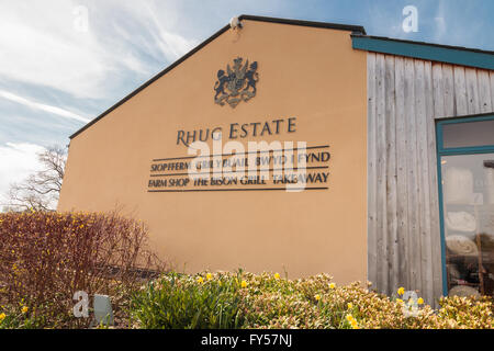 Rhug Estate Farm Shop and Takeaway Stock Photo - Alamy