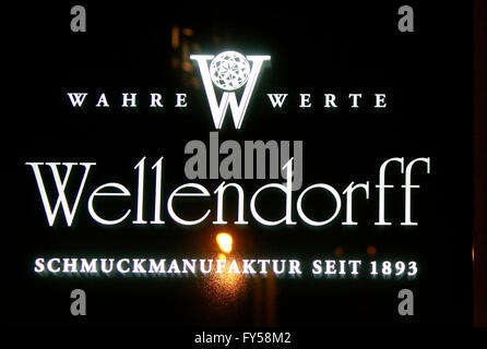 das Logo der Marke "Wellendorff", Berlin Stock Photo - Alamy