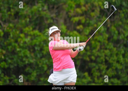 Sarasota, Florida, USA. 22nd Apr, 2016. Krista Puisite during the first ...