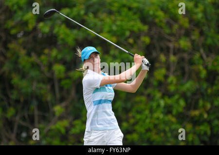 Sarasota, Florida, USA. 22nd Apr, 2016. Krista Puisite during the first ...