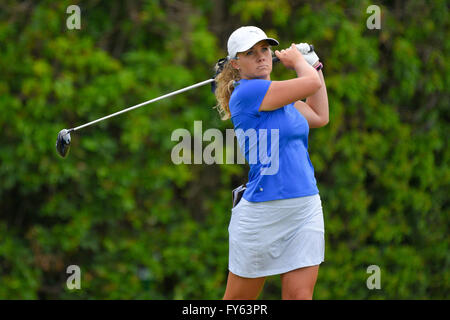 Sarasota, Florida, USA. 22nd Apr, 2016. Krista Puisite during the first ...