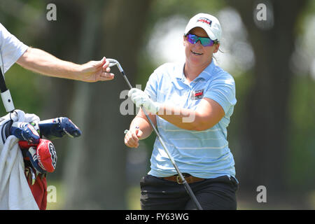 Sarasota, Florida, USA. 22nd Apr, 2016. Krista Puisite during the first ...