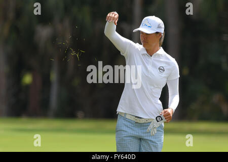 Sarasota, Florida, USA. 22nd Apr, 2016. Krista Puisite during the first ...